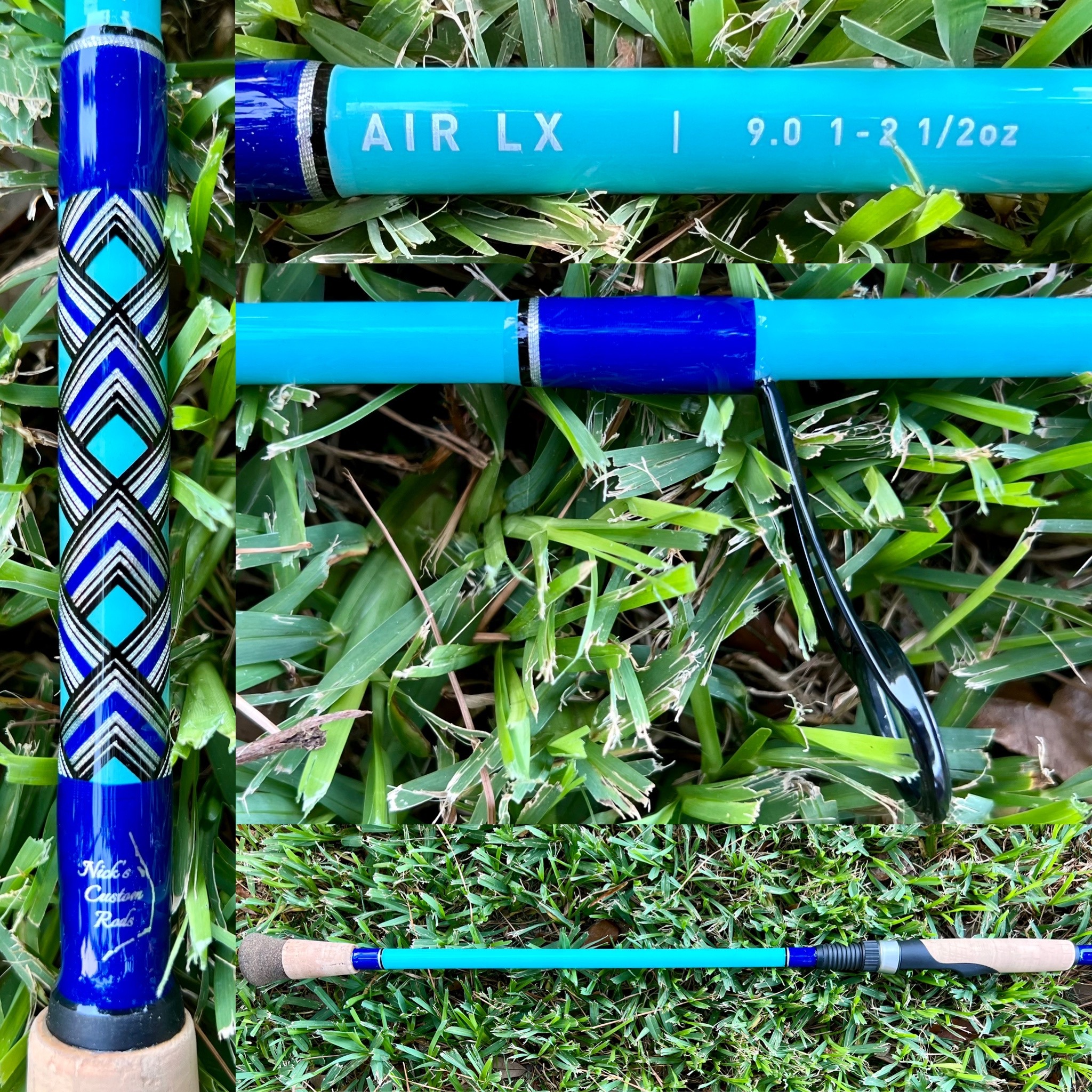 CTS Air LX SD905-2 Aqua - Nicks Custom Rods