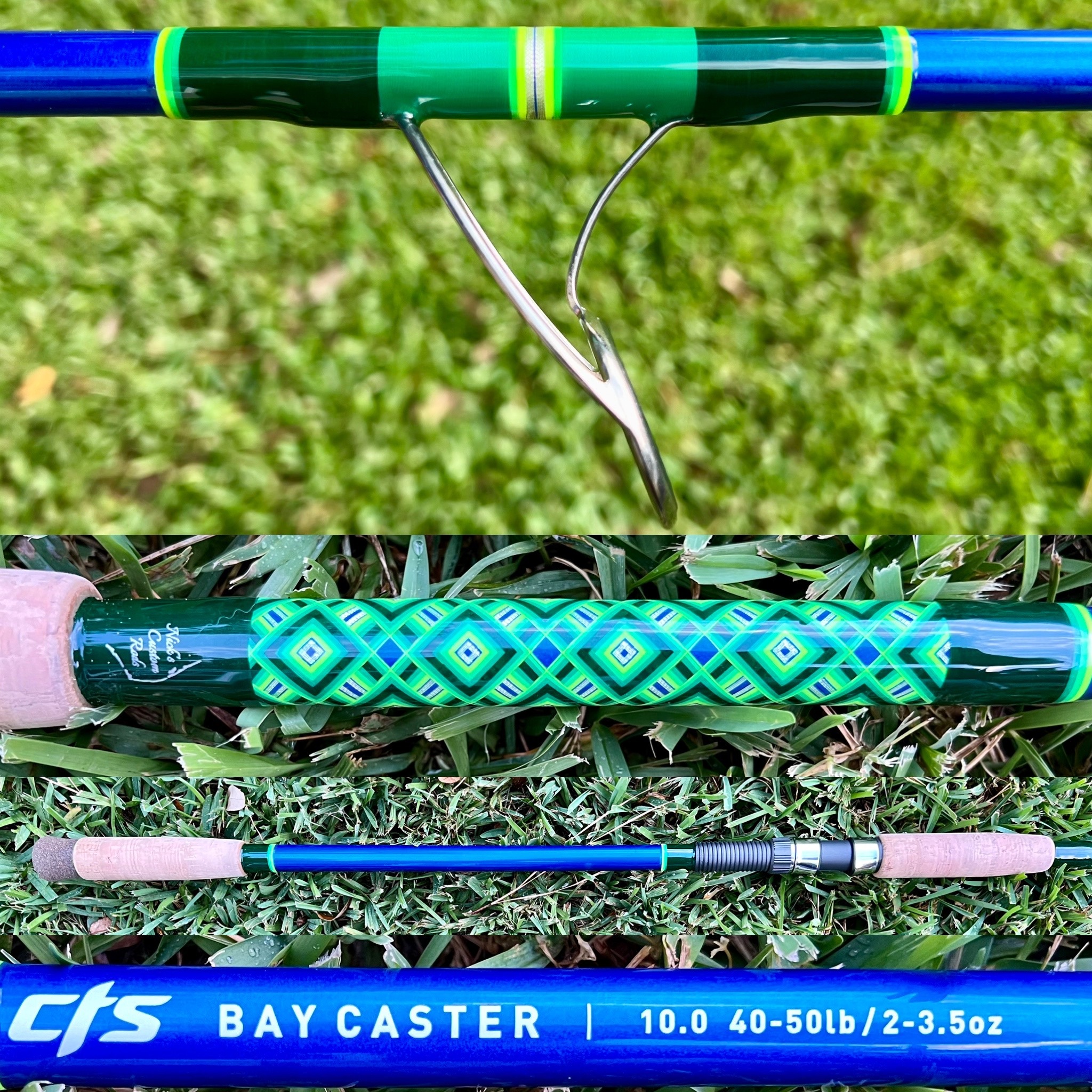 CTS Baycaster CB1004-2 Tanzanite Blue - Nicks Custom Rods